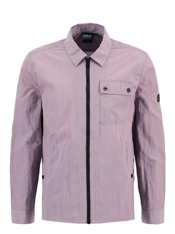 Barbour Inline Zip-through Overshirt - Pink
