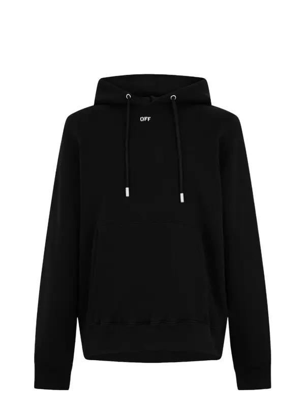 Off-White Arrows Logo Hoodie - Black