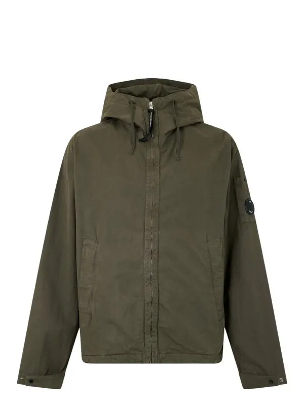 C.P. COMPANY Garment Dyed Jacket - Brown