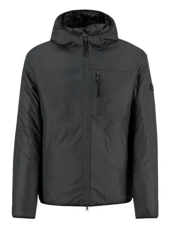 Barbour Lumley Quilted Jacket With Hood - Sage