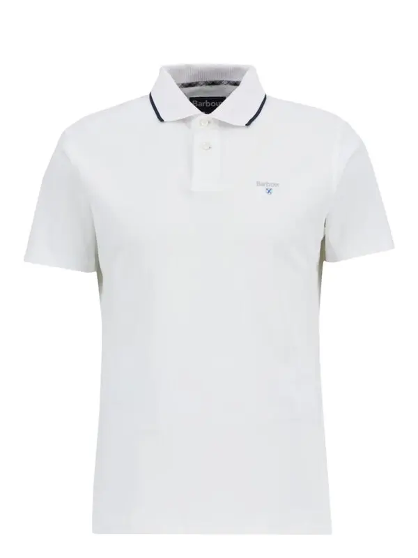 Barbour Hackney Tailored Short-sleeved Polo Shirt - White
