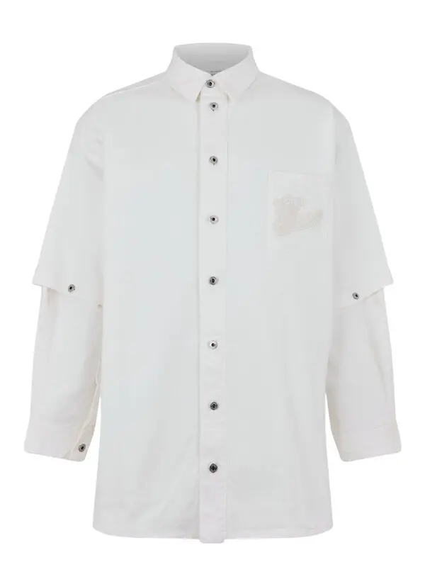 Off-White Denim Ovrshrt Sn99 - White