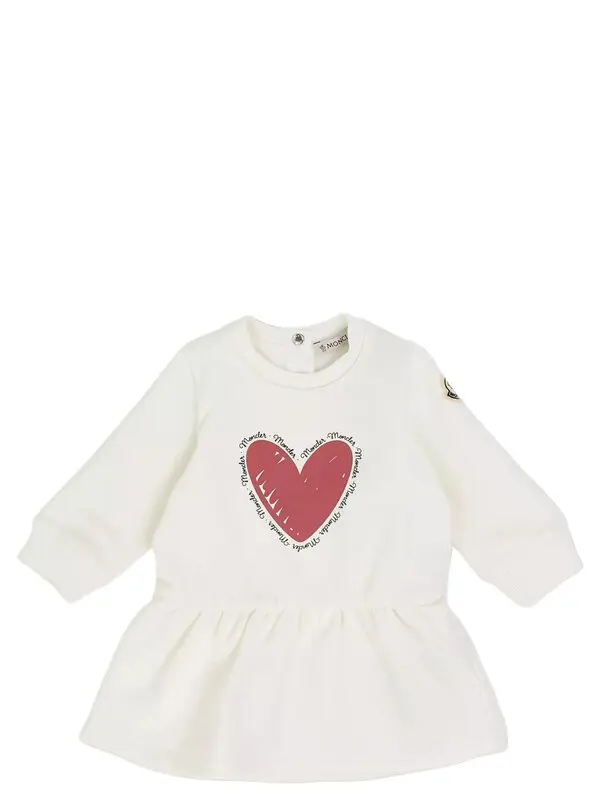Moncler Heart Dress - White