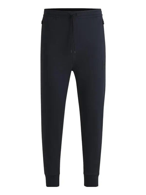 Hugo Boss Solid Color Fashion Sports Pants - Black