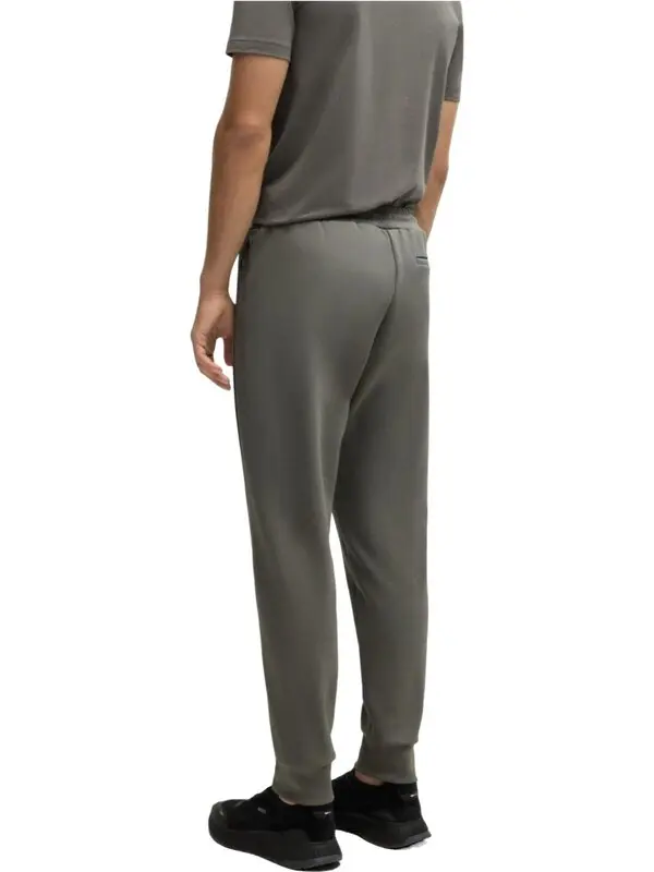 Hugo Boss Light Gray Cotton Sports Pants - Black