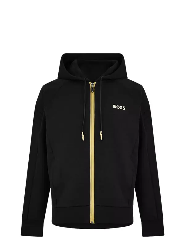 Hugo Boss Saggy Full-zip Hoodie - Black