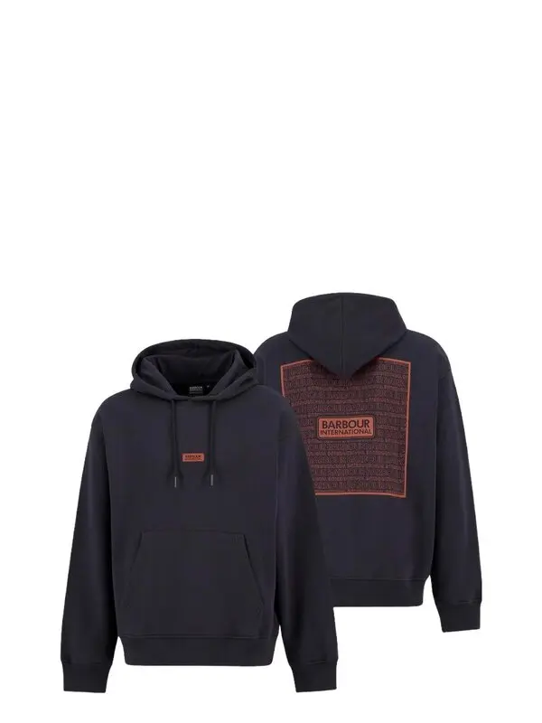 Barbour Lever Graphic Hoodie - Dark Navy