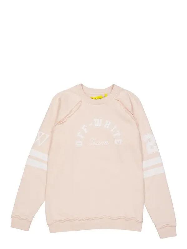 Off-White Raglan Crewneck Sweatshirt - Nude