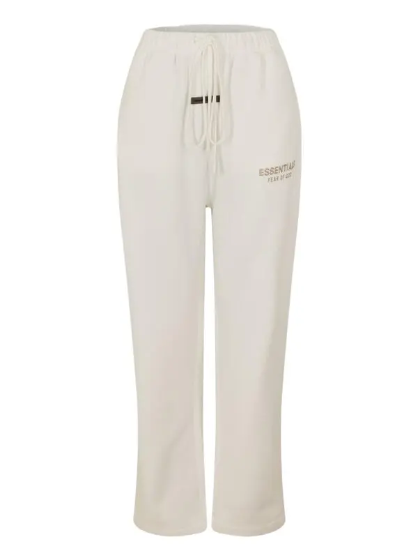 Fear Of God Emblem Patch Drawstring Sweatpants - White