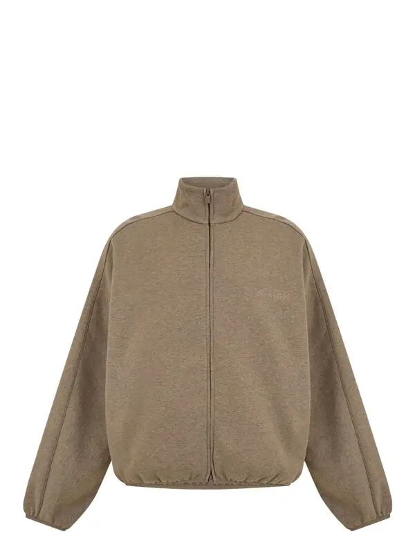 Fear Of God Zip-up Embroidered Jacket - Brown