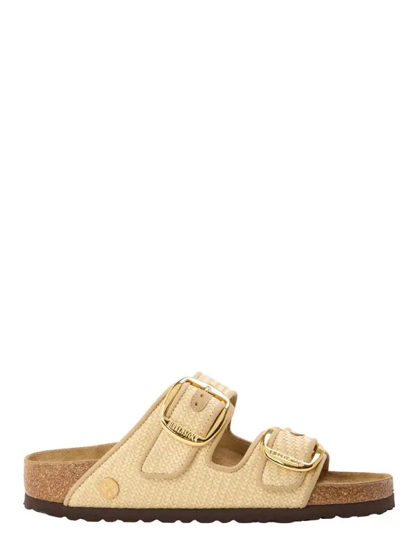 BIRKENSTOCK Arizona Buckle Flat Sandals - Nude