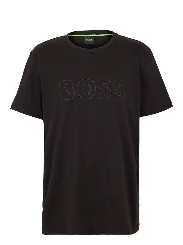 Hugo Boss Logo Crew-neck T-shirt - Black