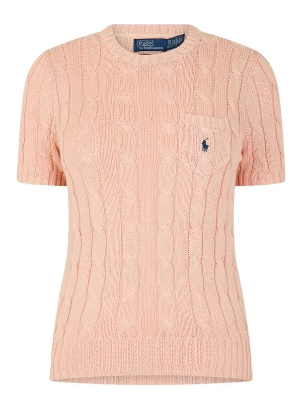 Polo Ralph Lauren Short-sleeved Knit Top - Pink