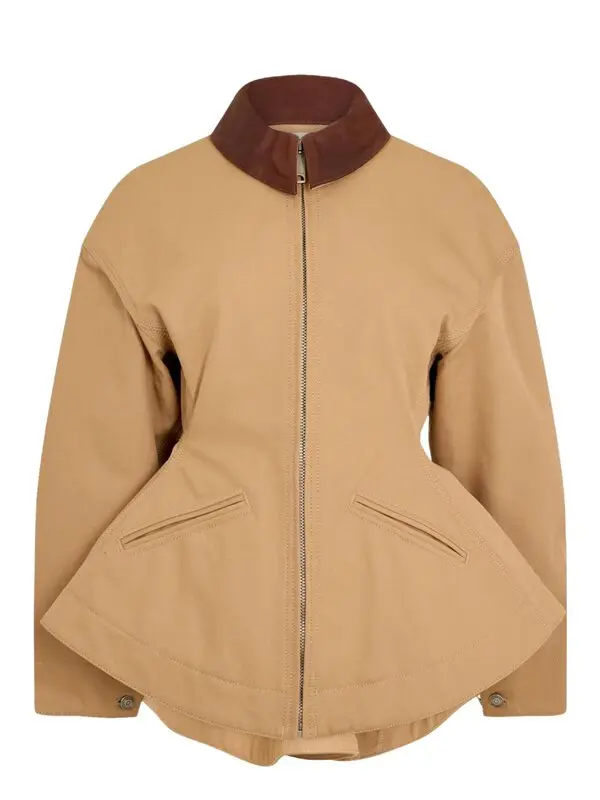 Alexander McQueen Oversized Peplum Jacket - No
