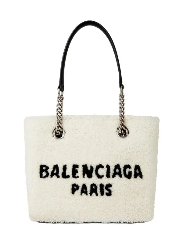 Balenciaga Logo Handbag - White