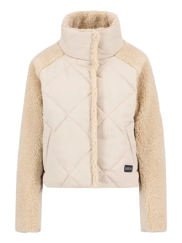 Barbour Quilted Jacket With Funnel Neck - Jasmine