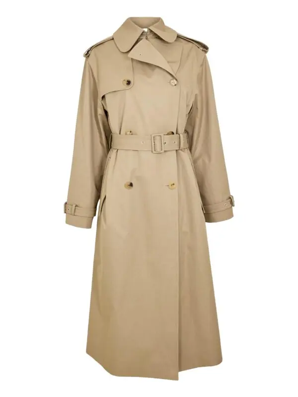 Alexander McQueen Belted Trench Coat - Nude