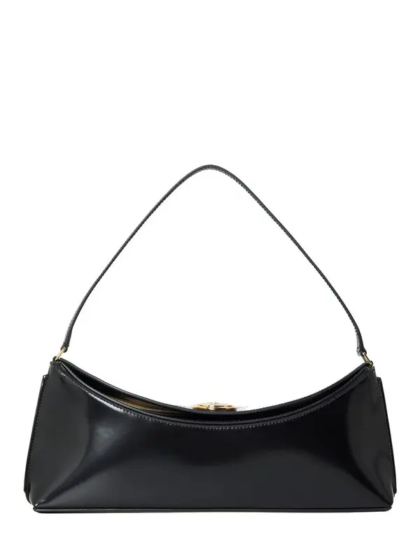 Jacquemus Leather Shoulder Bag - Black