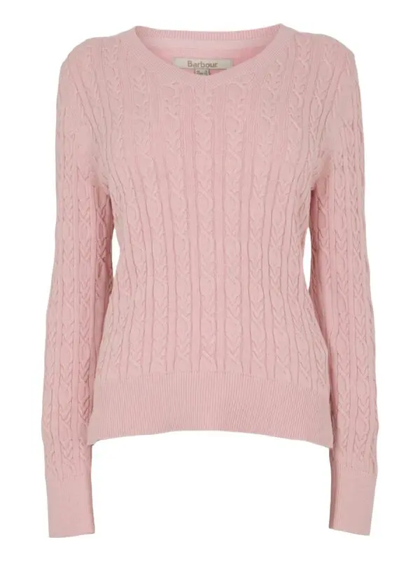 Barbour Hampton V-neck Knit Sweater - Pink Blush