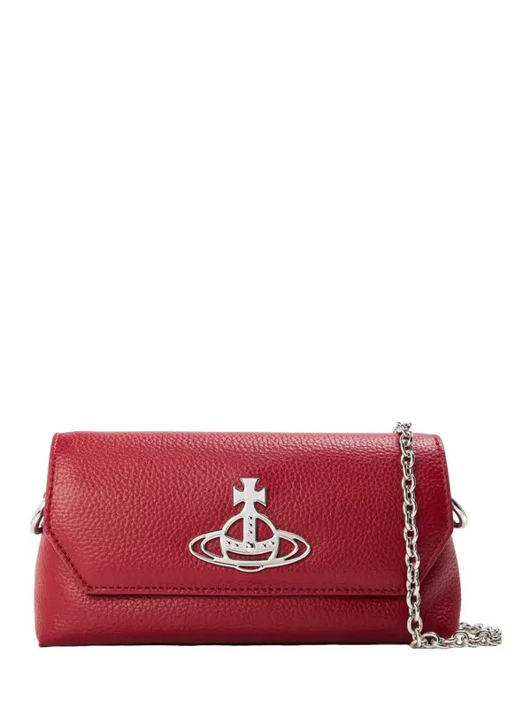 VIVIENNE WESTWOOD Saturn Shoulder Bag - Red