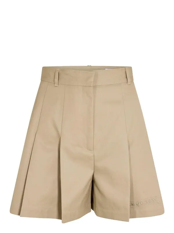 Alexander McQueen Logo Athletic Shorts - Nude