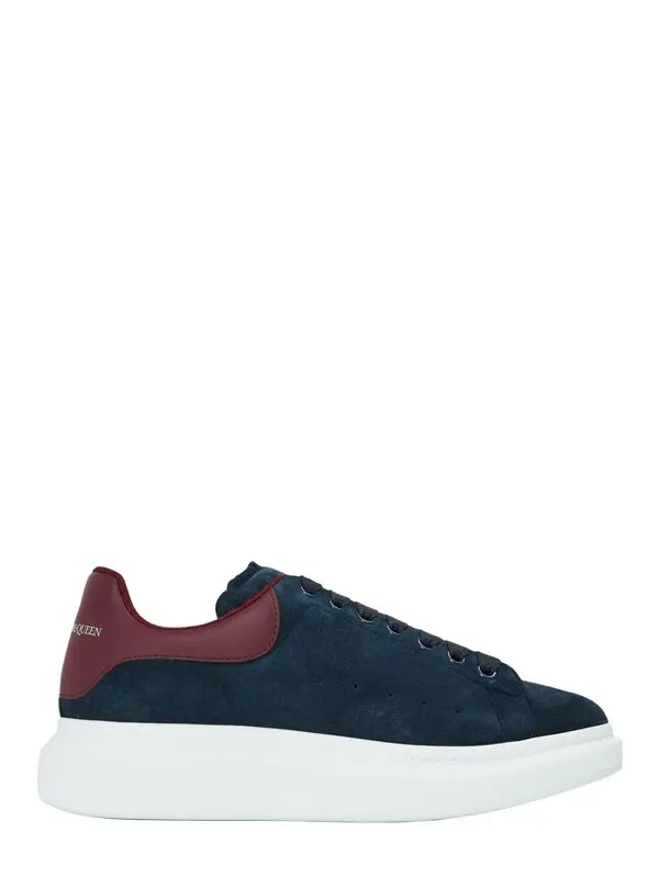 Alexander McQueen Oversized Suede Sneakers - White