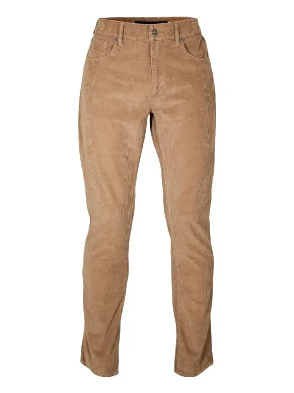 7 For All Mankind Corduroy Straight Leg Trousers - Beige