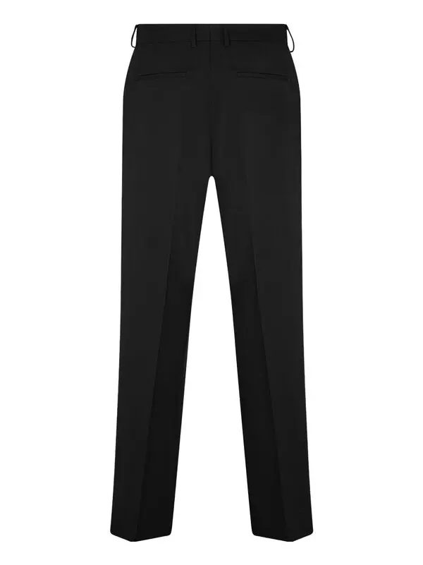 Fendi Straight Leg Tailored Trousers - Black