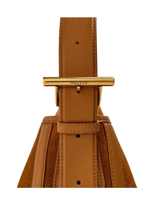 Alexander McQueen T-bar Shoulder Bag - Brown
