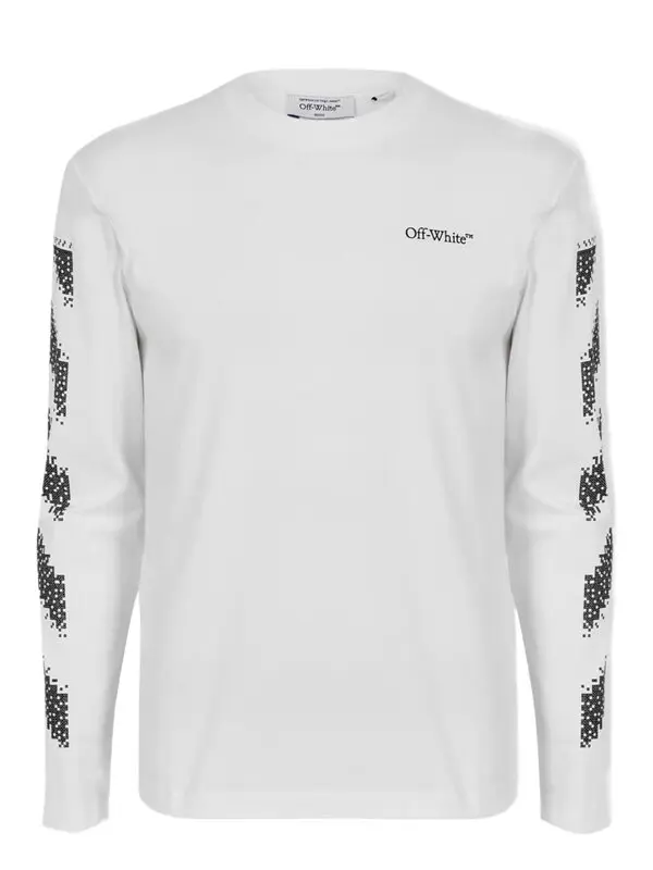 Off-White Logo Long-sleeve T-shirt - White