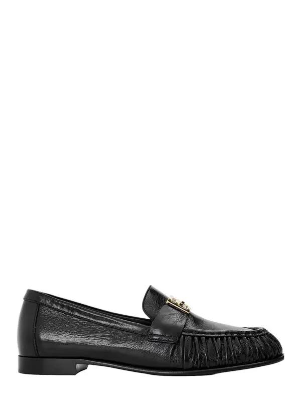 Fendi Ff Hardware Loafers - Black
