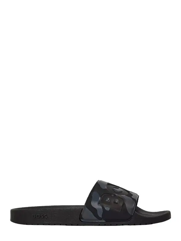 Hugo Boss Boss Aryeh Sliders - Black