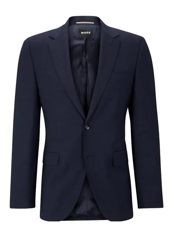 Hugo Boss Single-breasted Suit Jacket - Black