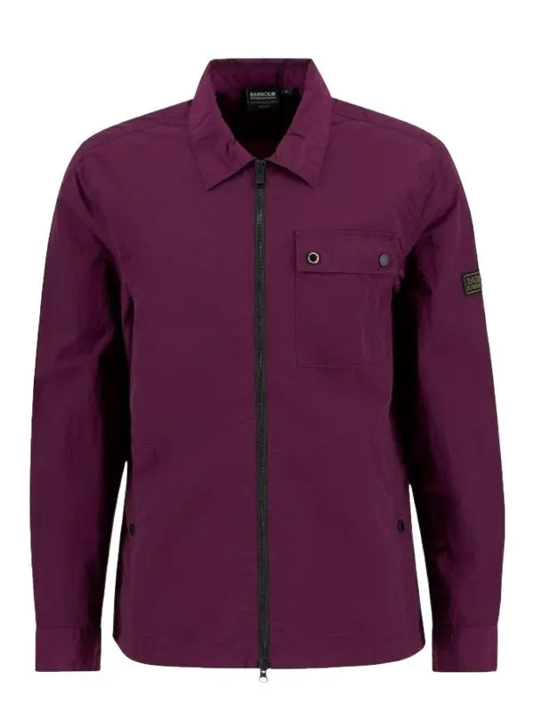 Barbour Long-sleeve Zip-up Shirt Jacket - Red