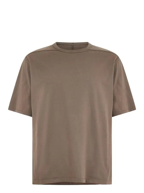 Rick Owens Coffee Crew Neck Short-sleeve Tee - Brown