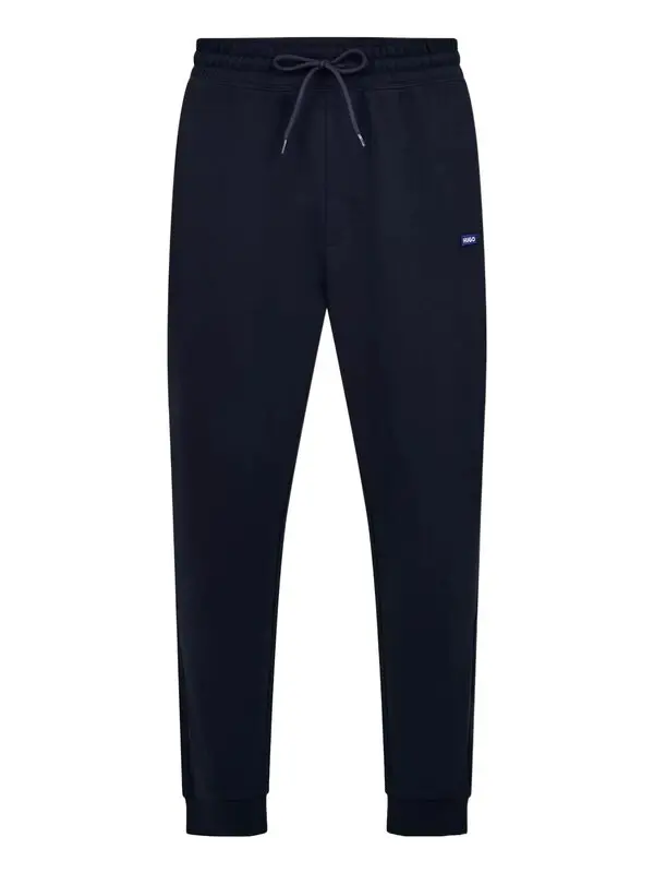 Hugo Boss Hugo Bodywear Cotton-terry Tracksuit Bottoms - Black