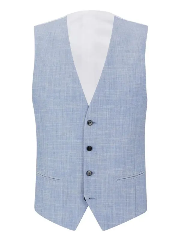 Hugo Boss Tailored Vest - Blue
