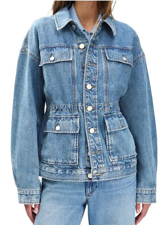 Rag & Bone Amy Trucker Denim Jacket - Ithca