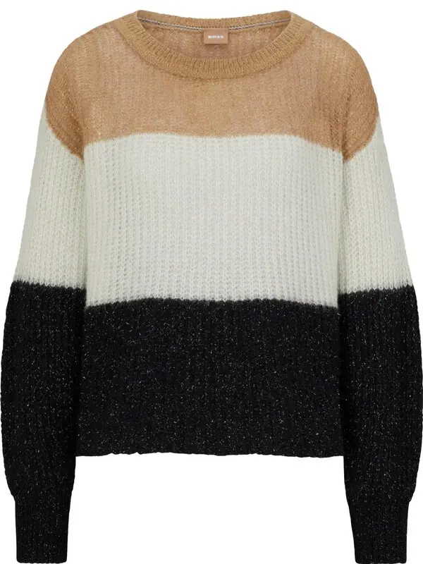 Hugo Boss Crew Neck Knit Sweater - Black