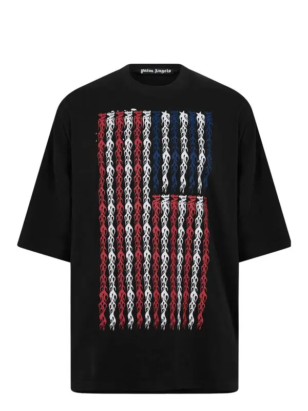 Palm Angels Logo T-shirt - Black