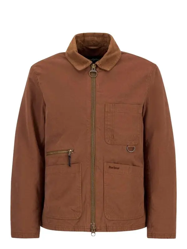 Barbour Collared Casual Jacket - Umber