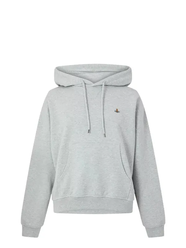 VIVIENNE WESTWOOD Orb" Logo Over The Head Hoodie - White