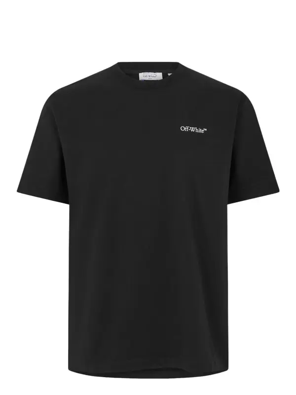 Off-White Logo Crew Neck T-shirt - Black