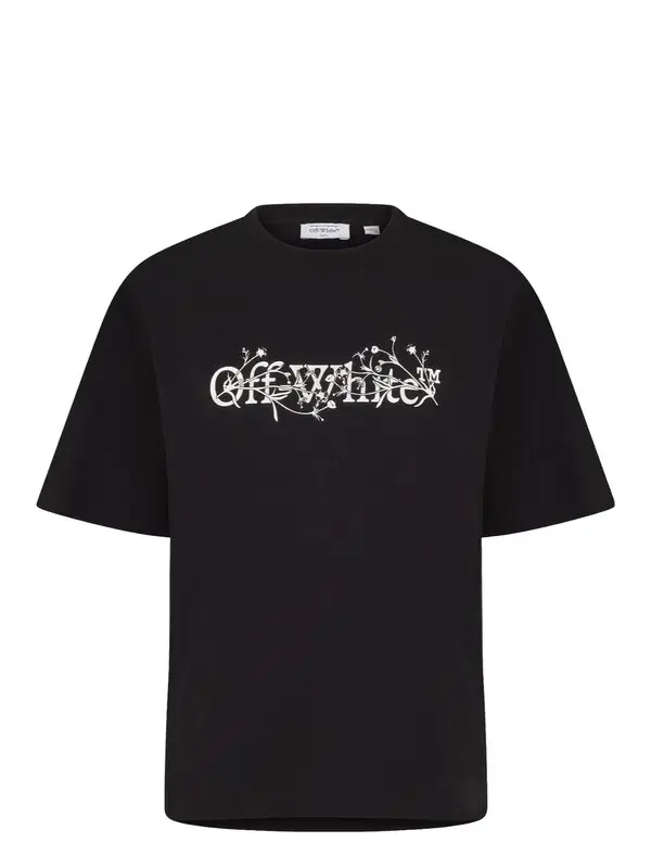 Off-White Flower T-shirt - Black