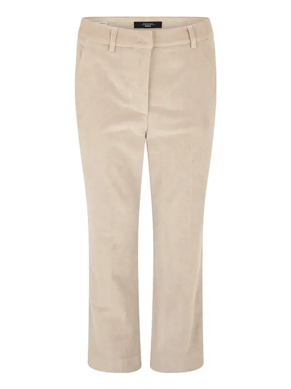 Max Mara Straight Leg Trousers - Nude