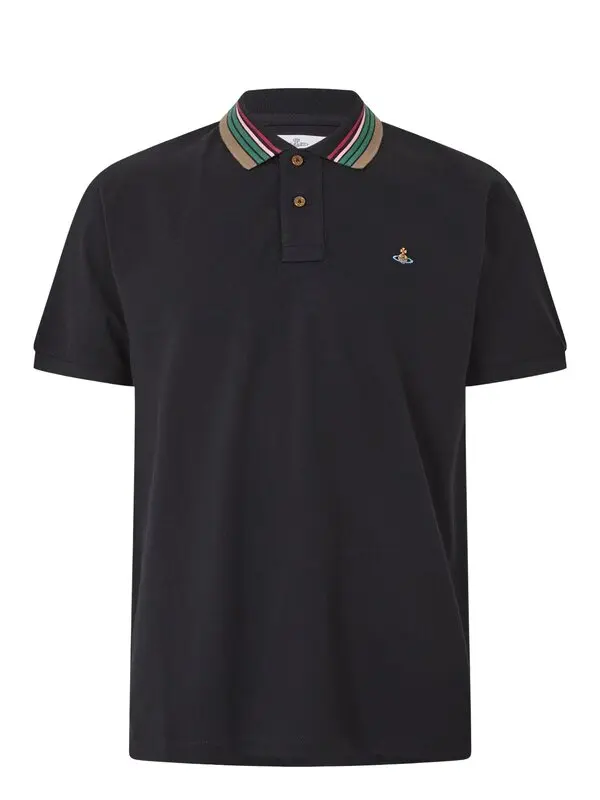 VIVIENNE WESTWOOD Short-sleeve Polo - Black