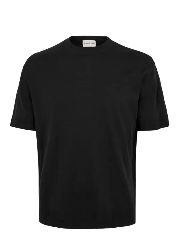 Moncler Knit T-shirt - Black