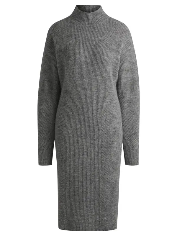 Hugo Boss Knit Midi Dress - Black