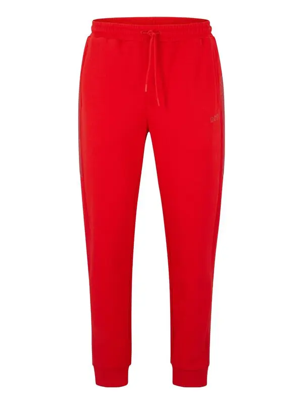 Hugo Boss Closed Hem Jogging Bottoms - Red