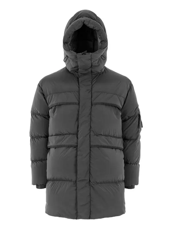 C.P. COMPANY Nycra Puffer Jacket - Black